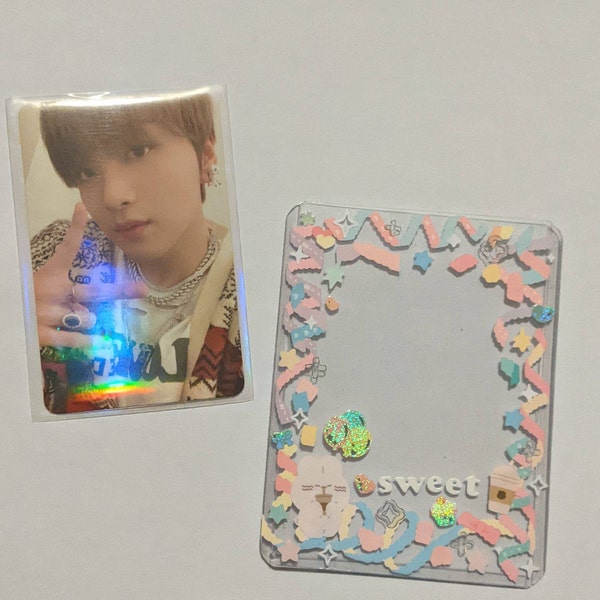 Bright Colorful Toploaders Kpop Deco Toploaders Photocard Holders Pcs ...