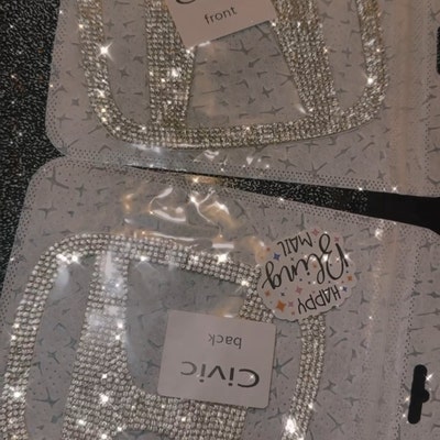 Rhinestone Car Keychain Case, Luxury Diamond Lady Key Wallet Bag Women ...