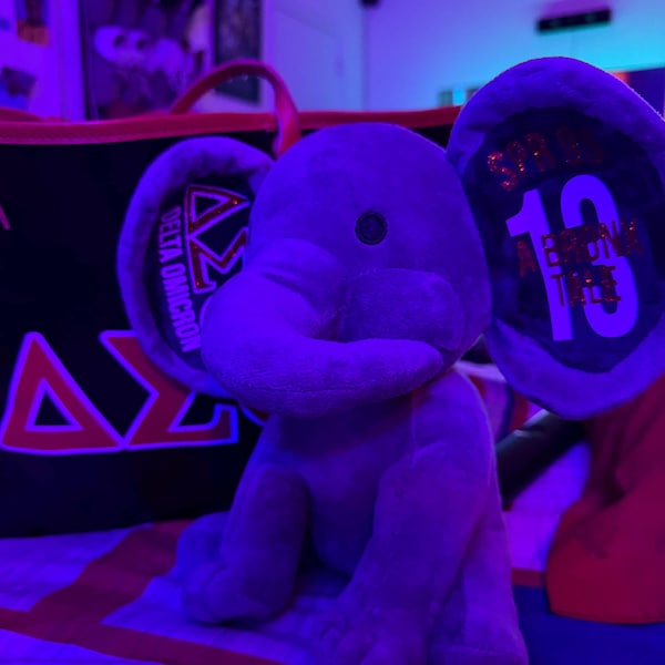 Delta Sigma Theta Probate Gift 9 Inch Plush Elephant - Etsy