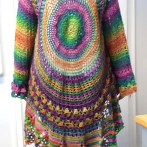 Boho Vest Pattern Crochet Bohemian Vest / Circle Vest / Bohemian Vest ...