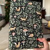 Wrap-around Book Cover Book Sleeve Padded Book Cover Fabric - Etsy