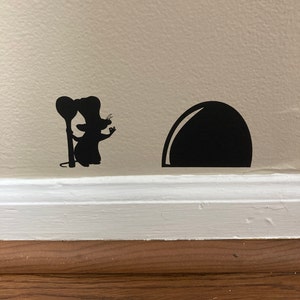 Ratatouille Wall Decal, Disney Home Decor, Remy Baseboard Decal, Anyone ...