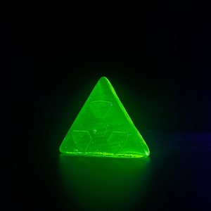 Uranium Vaseline Glass Radiation Triangle - Etsy
