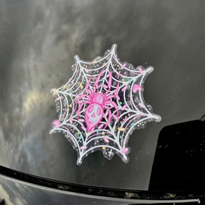 Sprinkle Spider Sticker Kawaii Art Pink Arachnid Spooky and Cute ...