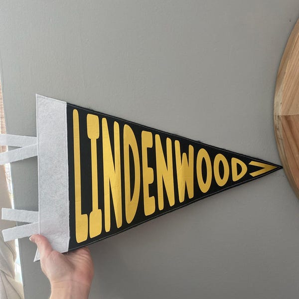 Custom Name PENNANT FLAG - Etsy