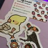 Dancing Birds Sticker Set Pack: Cockatiel, Budgie, Lovebird / Cute Bird ...