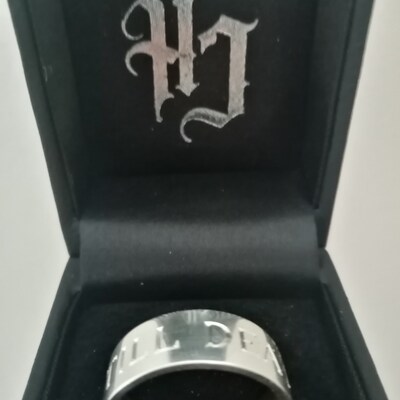 Till Death Wedding Ring, Silver Till Death Ring, Women's Till Death ...