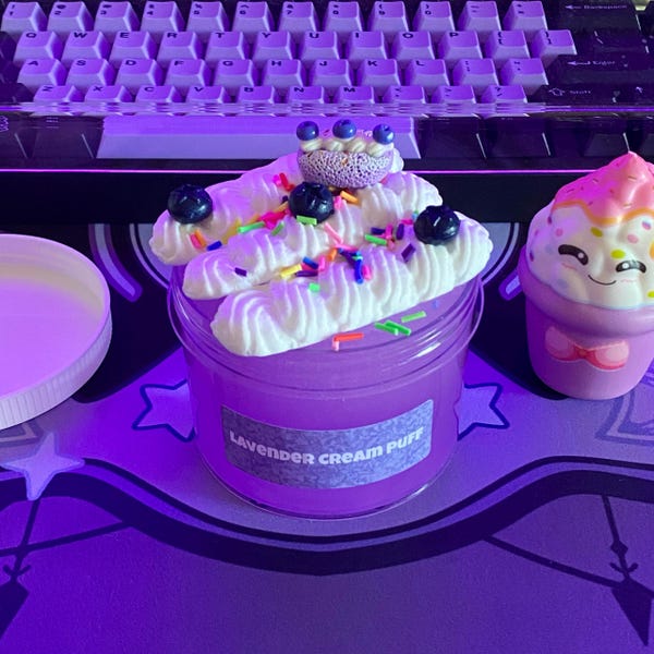 Tangerine Temptation Bingsu Slime Crunchy Slime Bubble Popping Slime ...