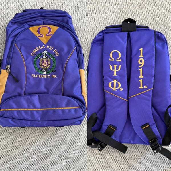 Omega Psi Phi (ΩΨΦ) Fraternity, Purple & Gold Sweater/cardigan- Stay ...
