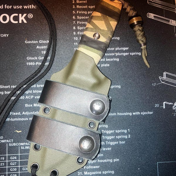 Mora Garberg Custom Kydex Sheath, Scout Carry, IWB Loops, Pancake Style ...