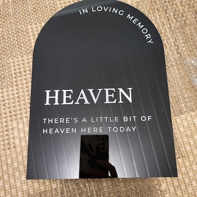 In Loving Memory Arch Wedding Family Memorial Sign, Wedding Table Top ...