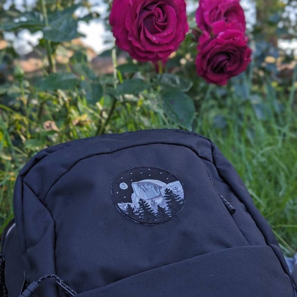 Yosemite - Half Dome Patch - 3" Circle Iron on Explorer Embroidered ...