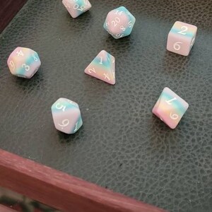 Shadowy Forest Dnd Dice Set, Polyhedral Dice, D&D Dice, Dungeons and ...