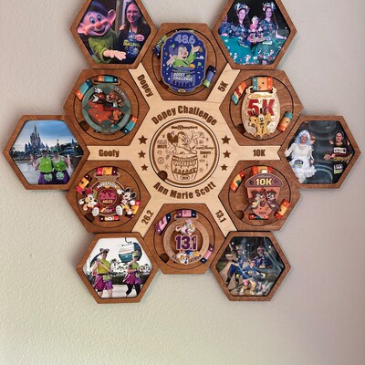 World Marathon Majors Finisher Medal Display Holder With Full ...