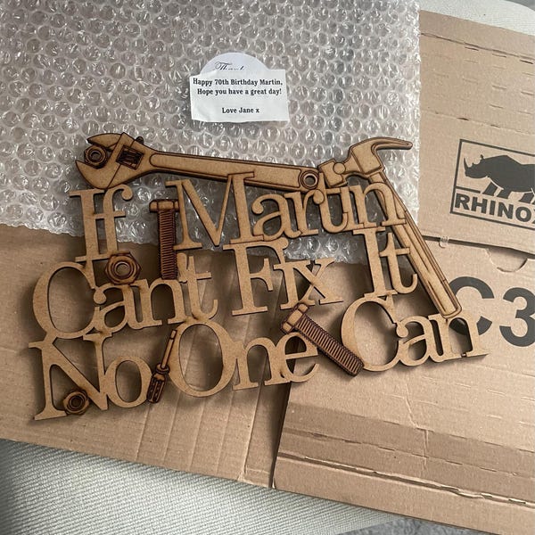 Personalised Workshop DIY Sign,tools Plaque,gift for Him, Present,gift ...