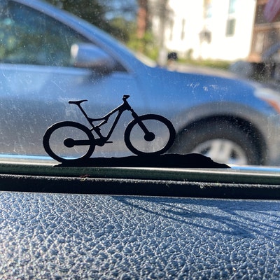 Mountain Bike Windshield on Hill Decal Sticker Easter Egg 2 Count - Etsy