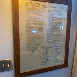 United States Constitution Framed 32x26 Wall Decor - Etsy