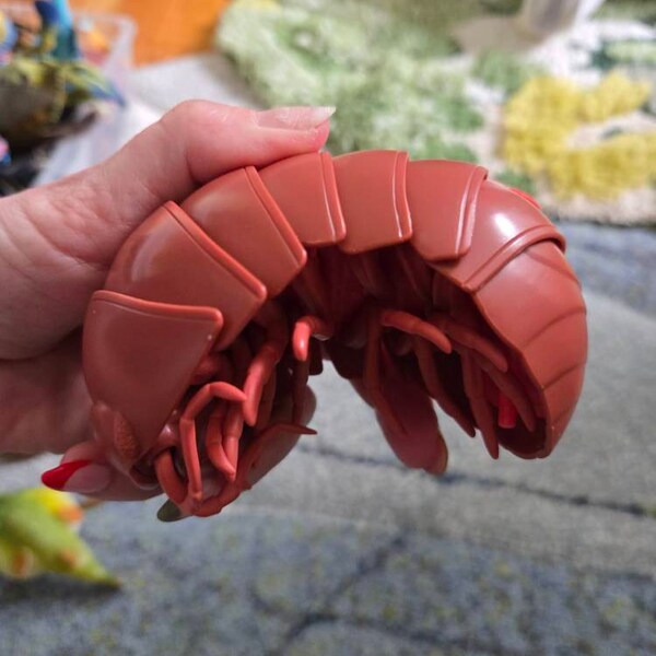Plastic Pill Bug Roly Poly Insect Potato Bug Isopod Figure W/moving ...