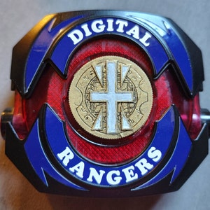 In Space Power Rangers Black Digital Pattern - Etsy