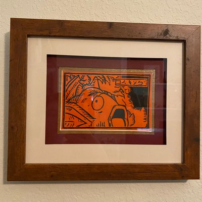 Pokémon Inspired Psyduck Linocut - Etsy
