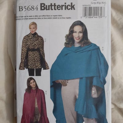 Uncut Butterick Sewing Pattern 6181 Jacket Raglan Sleeve 3 Styles Size ...