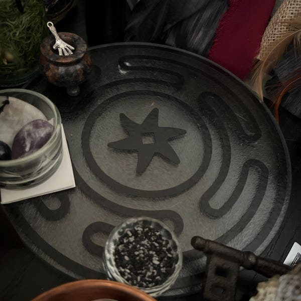 LILITH Sigil ALTAR Plate | LILITH Plate | Witchcraft Plate - Etsy