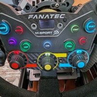 Fanatec Rally Module 10mm Stickers for Various Simulator Wheel/button ...