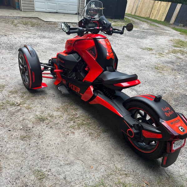 Ryker Can Am Front Fender Side Accent Set of 2 Decals Ryker Motorcycle ...