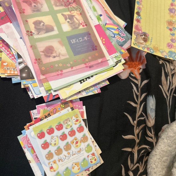 RETRO 2000s Japanese Memo Sheet Grab Bags! RARE KAWAII - Crux, Q-lia, Kamio, San-x, Sanrio ...