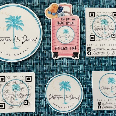 Travel Agent Dream Plan Do Suitcase Camera Travel Vinyl Sticker Travel ...