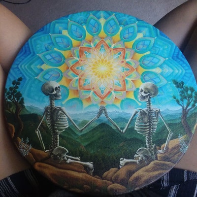 Melty Lisa 12x16 Inch Art Print by Morgan Mandala, Randal Roberts, and ...