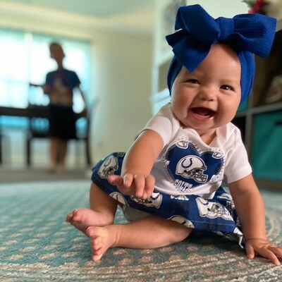 Indianapolis Colts Inspired Infant Dress - Etsy