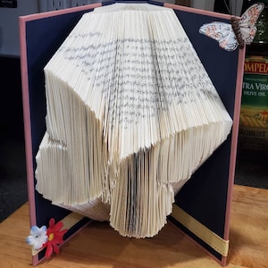 BUTTERFLY Book Folding Pattern 225 Folds 450 Numbered Pages. PDF ...