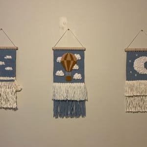 Personalised Initial Woven Wall Hanging, Custom Letter Nursery Decor ...