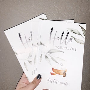 Printable Essential Oil Sample Cards Essential Oil Business - Etsy