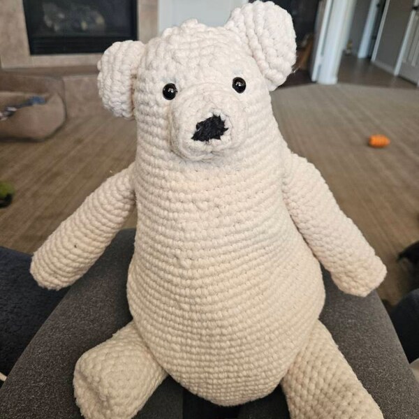 Crochet Pattern, Chunky Benji the Bear, Step by Step US Terms DIY ...