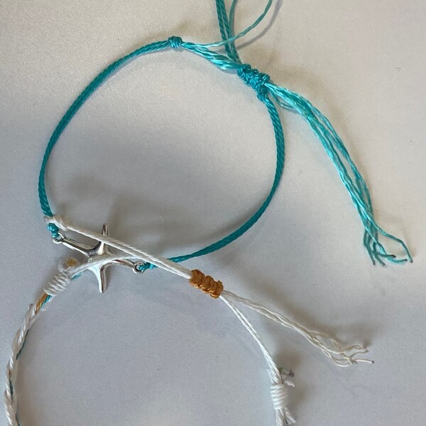 Volleyball Bracelet Jewelry Pura Vida Style String Waxed Cord Bracelet ...