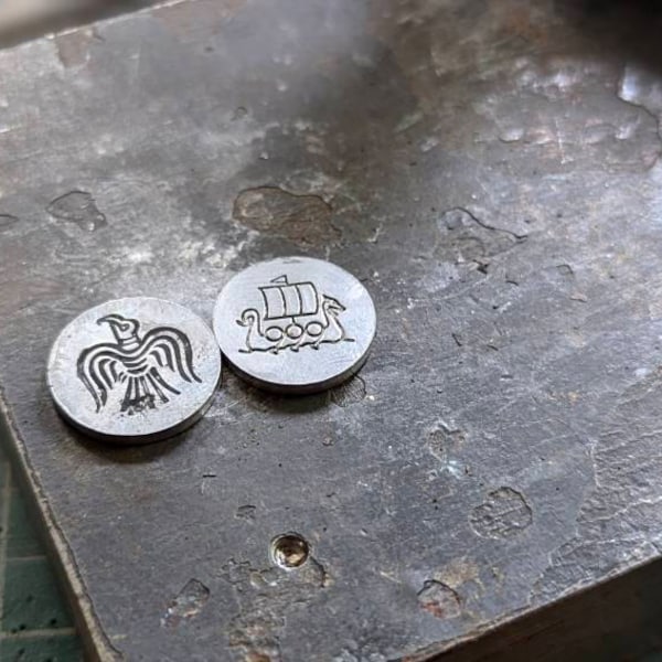 HECATE'S WHEEL COIN Hecate's Wheel Coin Astarte Pendant, Keychain, Pin ...