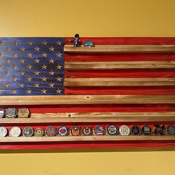 Rustic Busch Light Wooden Flag - Etsy