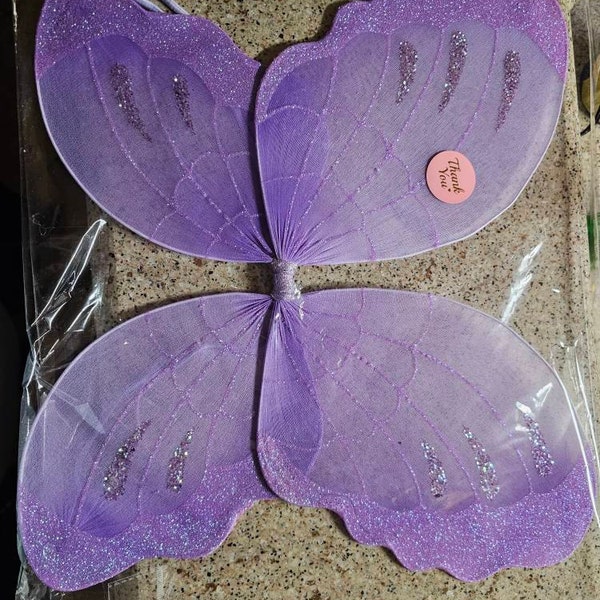 Red Fairy Wings Halloween Angel Goth Vampire Devil Costume Kids Teen ...