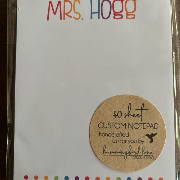 Scales of Justice Notepad, Personalized Notepad for Lawyer, Attorney ...