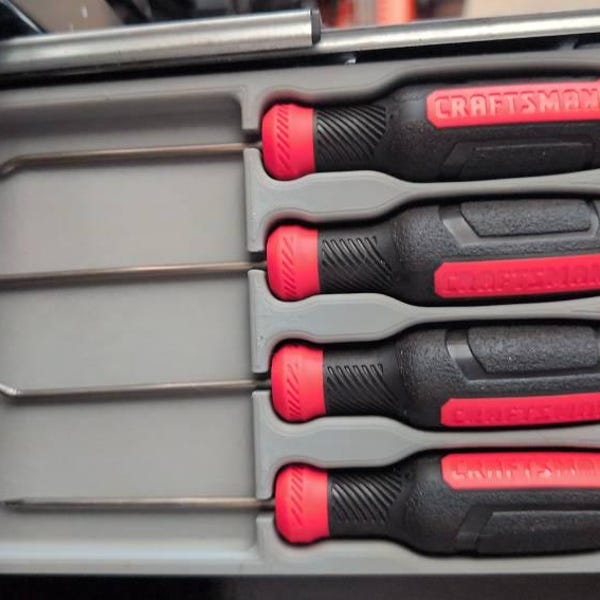 Craftsman 4-piece Pick Set Organizer - Custom 3D Printed & Gridfinity ...