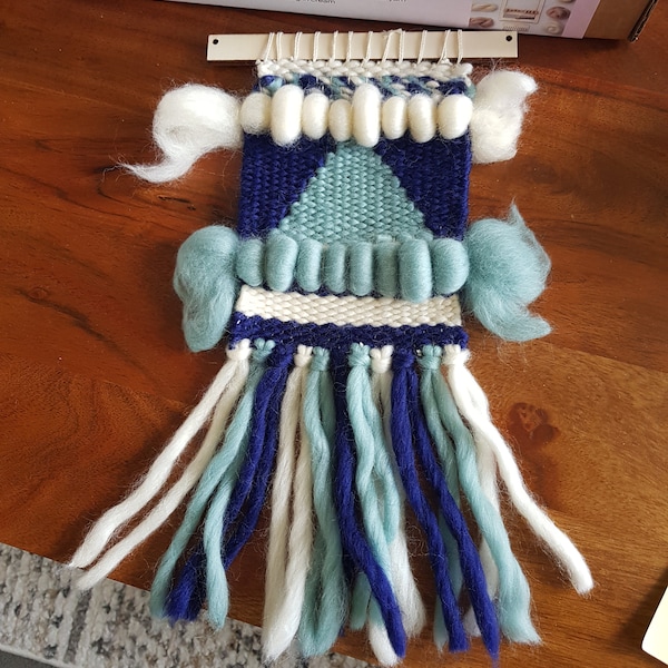 Weaving Loom Kit. Small Rectangular Lap Loom. Learn to Frame Weave ...