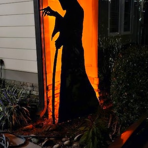 7.1ft Grim Reaper Template When Made. Printable Trace and Cut Halloween ...