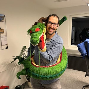 Shenron Dragon XXL Crochet Pattern PDF File ONLY Spanish / Catalan ...