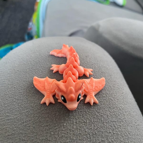 Mini 3 Baby Wyvern Dragon Butterfly 3D Printed Cinderwing3d Articulated ...