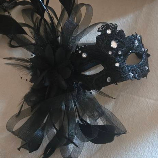 Black Masquerade Mask, Metal Mask, Women Mask, Metal Mask, Wedding Mask ...