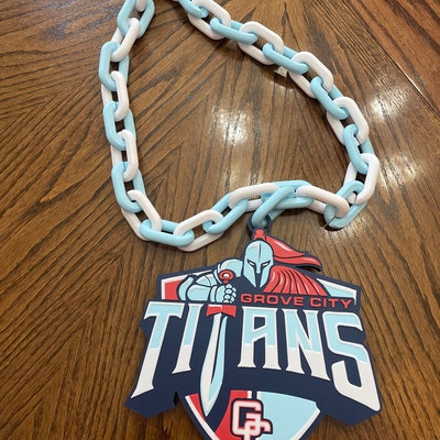 Custom 3D Printed Turnover Oversized Sports Chains - Etsy