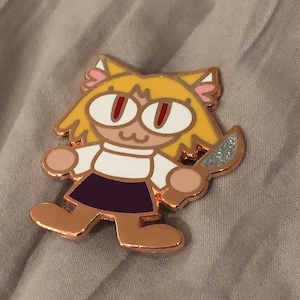 Type Moon Neco Arc With Knife Anime Yandere Copper Plated - Etsy