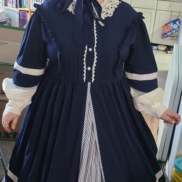 Victorian Day Dress - MADE TO ORDER - 1840, 1850, 1860, 1870 - "work ...
